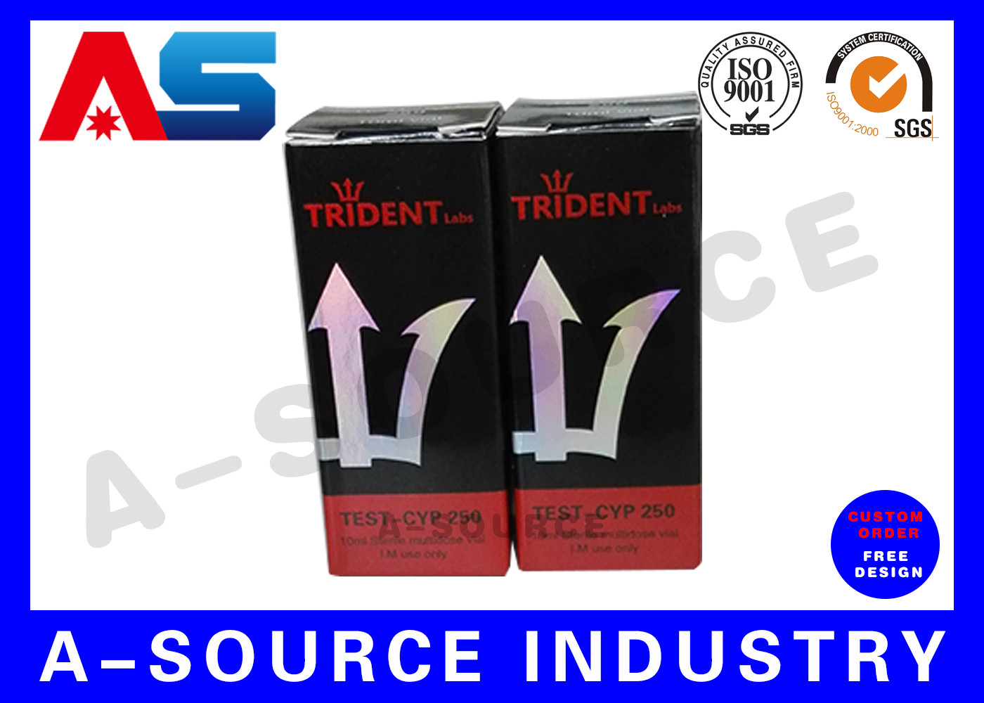 10ml Vial Boxes For Pharmaceutical Glass Vials Bodybuilding Printing ...