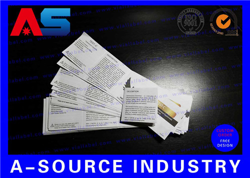 Medicine Package Insert Leaflets Printing For Injection 10ml Foldable ...