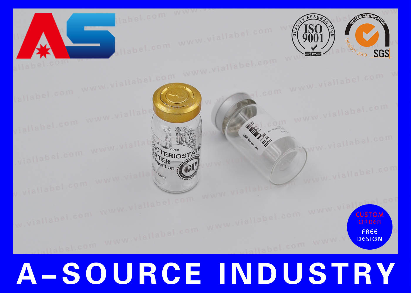 Water Glass 10ml Vial Labels With Clear Transparent Background For ...