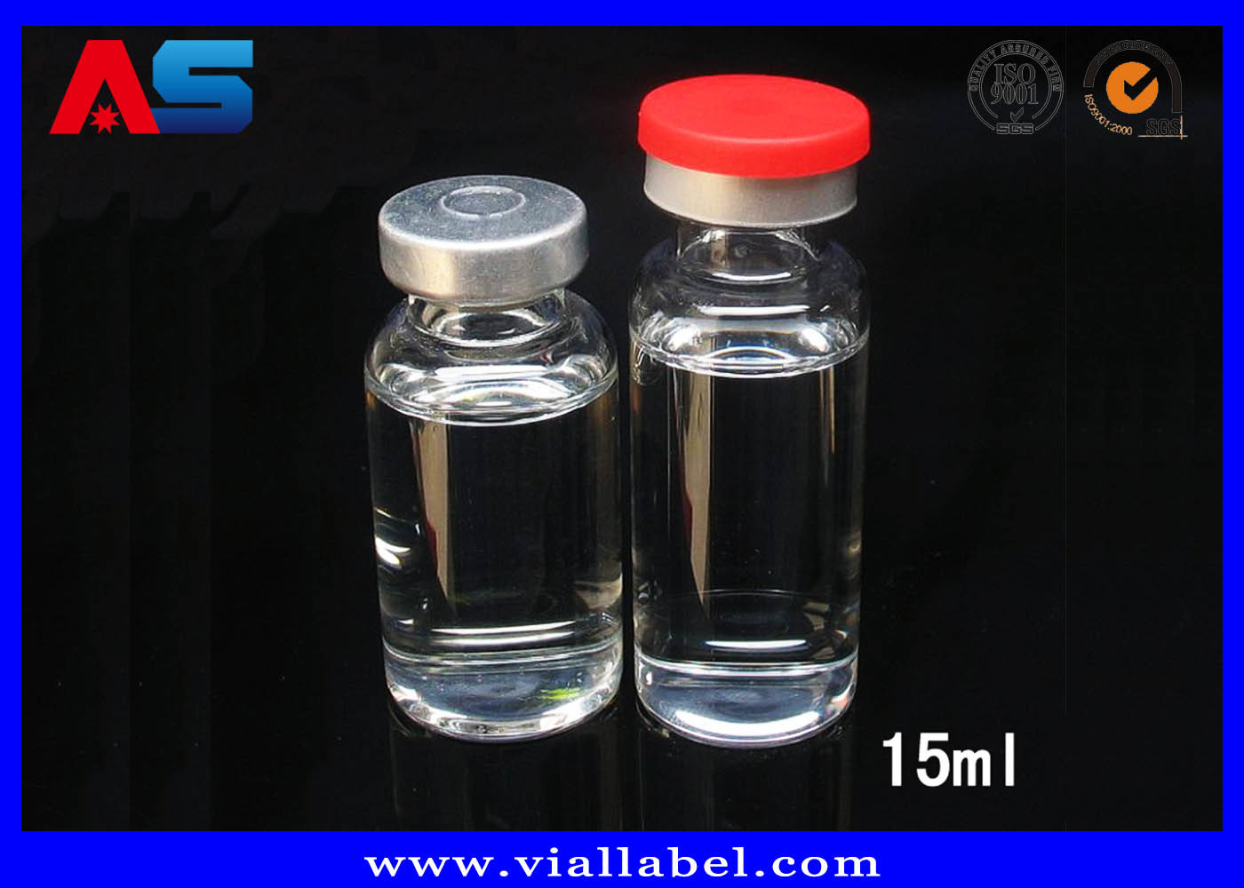 Glass Medication Vials Lab Vials , 2 ml 3 ml 10 ml 15ml Glass Vials ...
