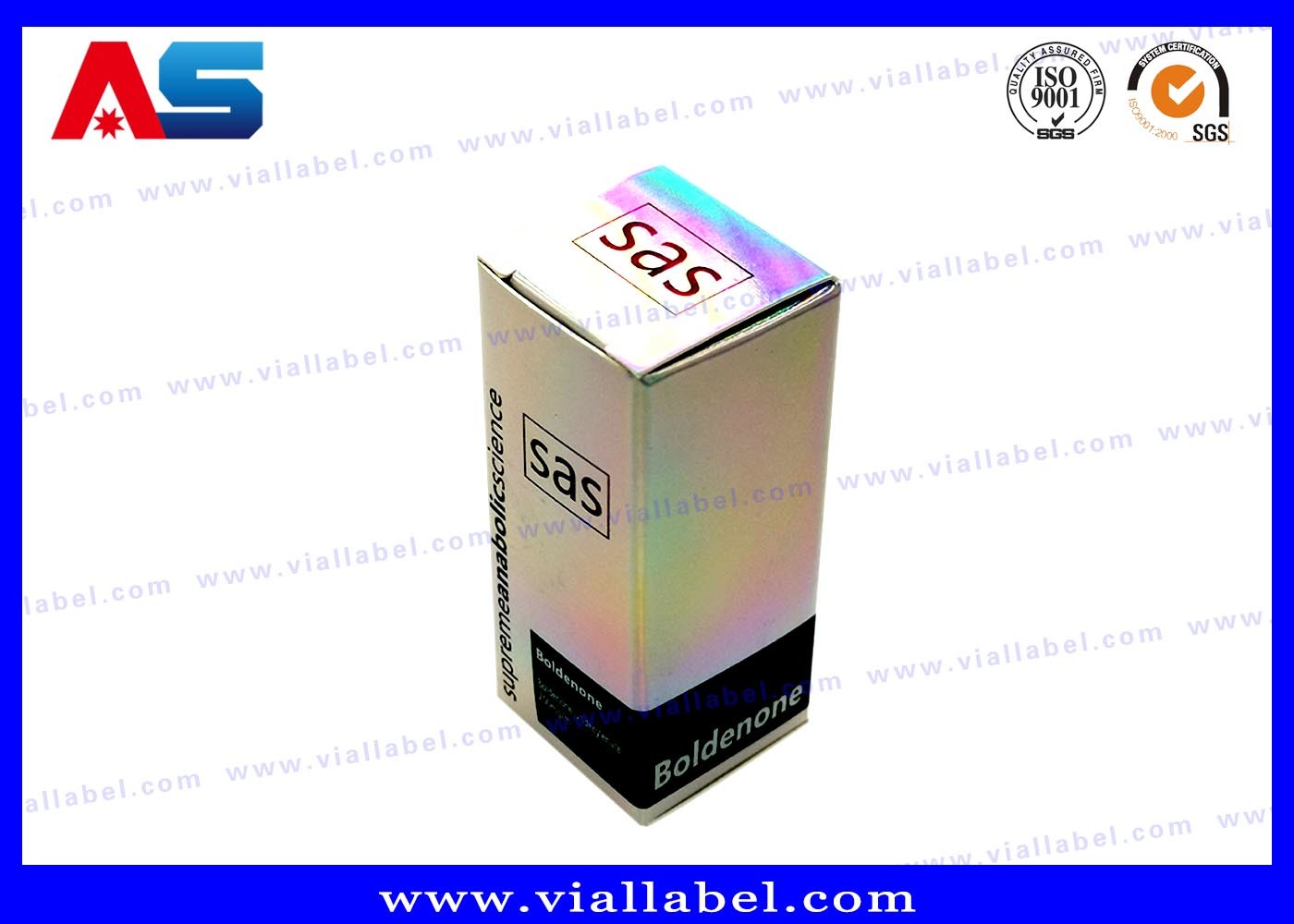 Boxes for vials Holographic Small 10ml Vial Boxes / Eco Friendly ...