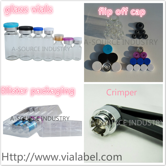 Custom Peptide Bottle Labels Waterproof Sticker Printing