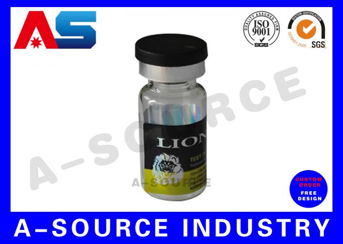 Removable Pharmaceutical Bottle 10ml Vial Labels Hologram Printing