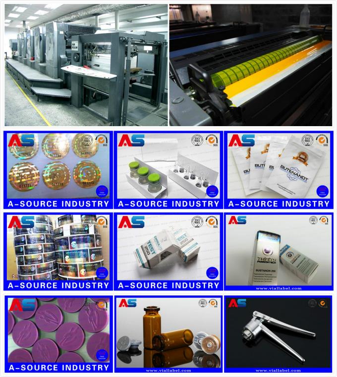 Gold Foil Printing Custom 10ml Vial Labels Stickers For Pharmacy ...