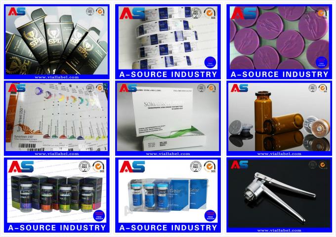 Adhesive 10ml Vial Labels , Custom Label Stickers Packaging For Injection