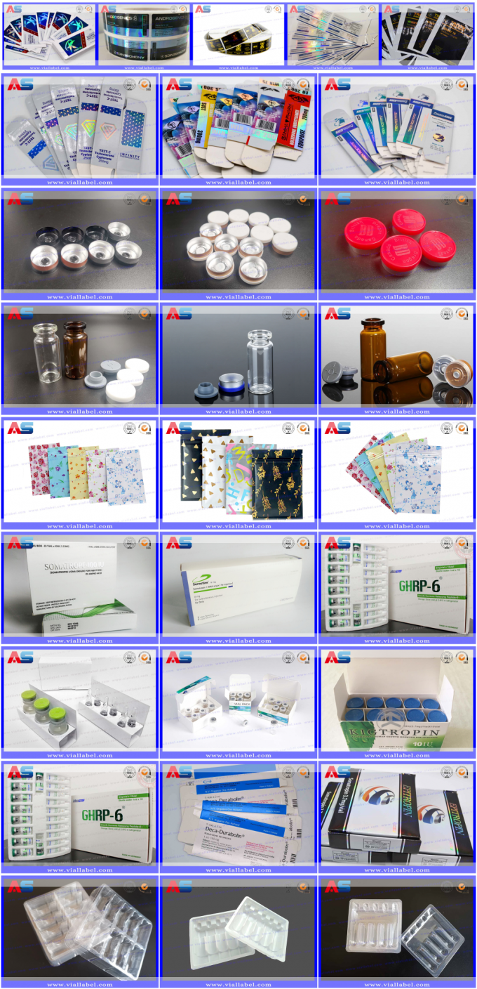 Cardboard 10ml Paper Medicine Vial Boxes For Oral Peptide OIl ...