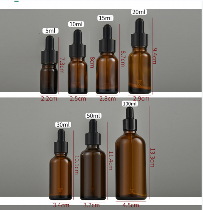 30ml Glass Dropper Bottles , Glass Pharmaceutical Dropper Bottles oil ...